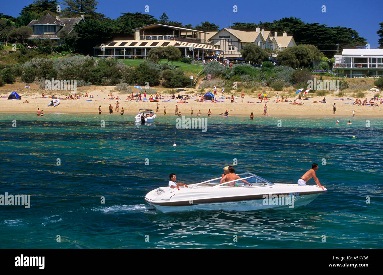 Summer beachscene Australia Stock Photo - Alamy
