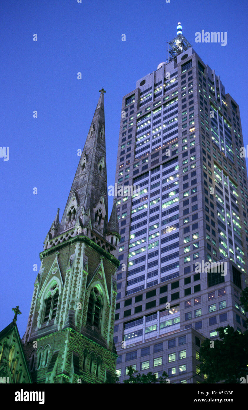 Church building Melbourne, Australia Stock Photo - Alamy