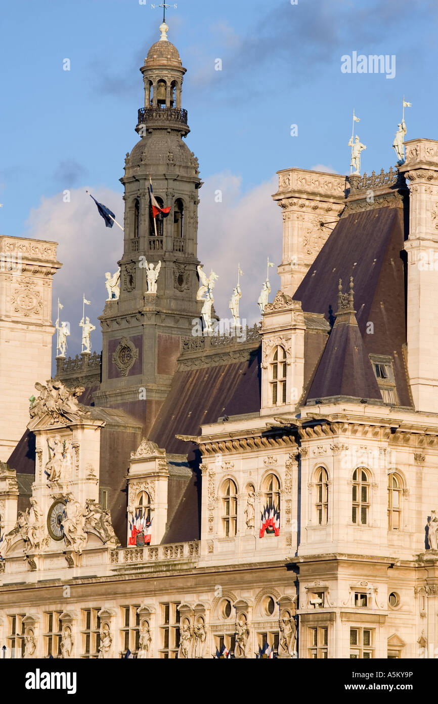 City Hall Paris France Stock Photo - Alamy