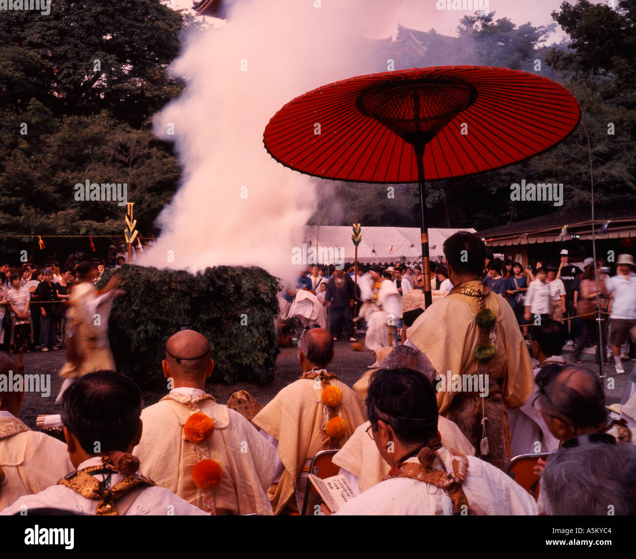 Daimonji Festival at Kiyomizu Temple Kyoto Japan Stock Photo - Alamy