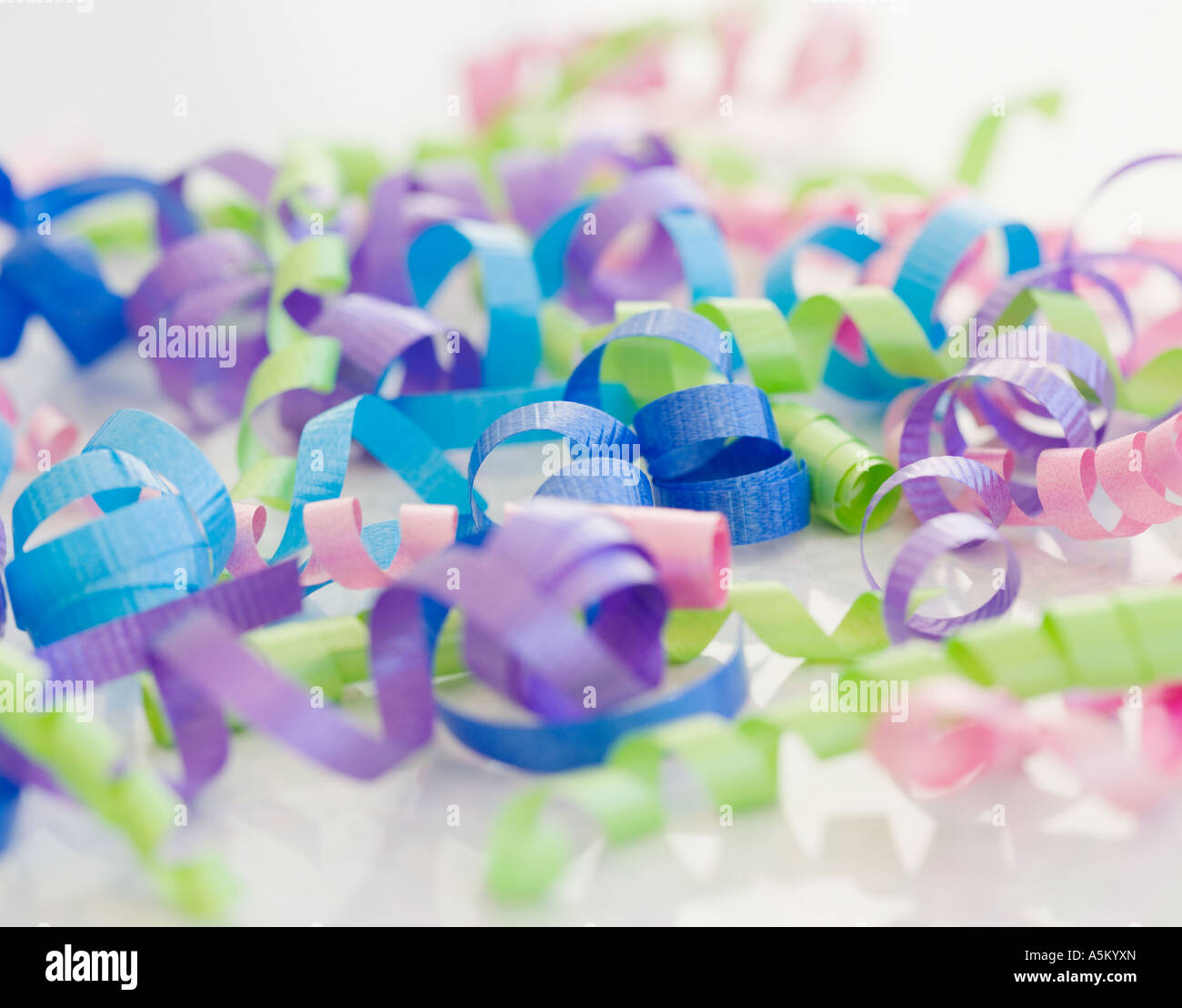 Curled ribbons close up hi-res stock photography and images - Alamy