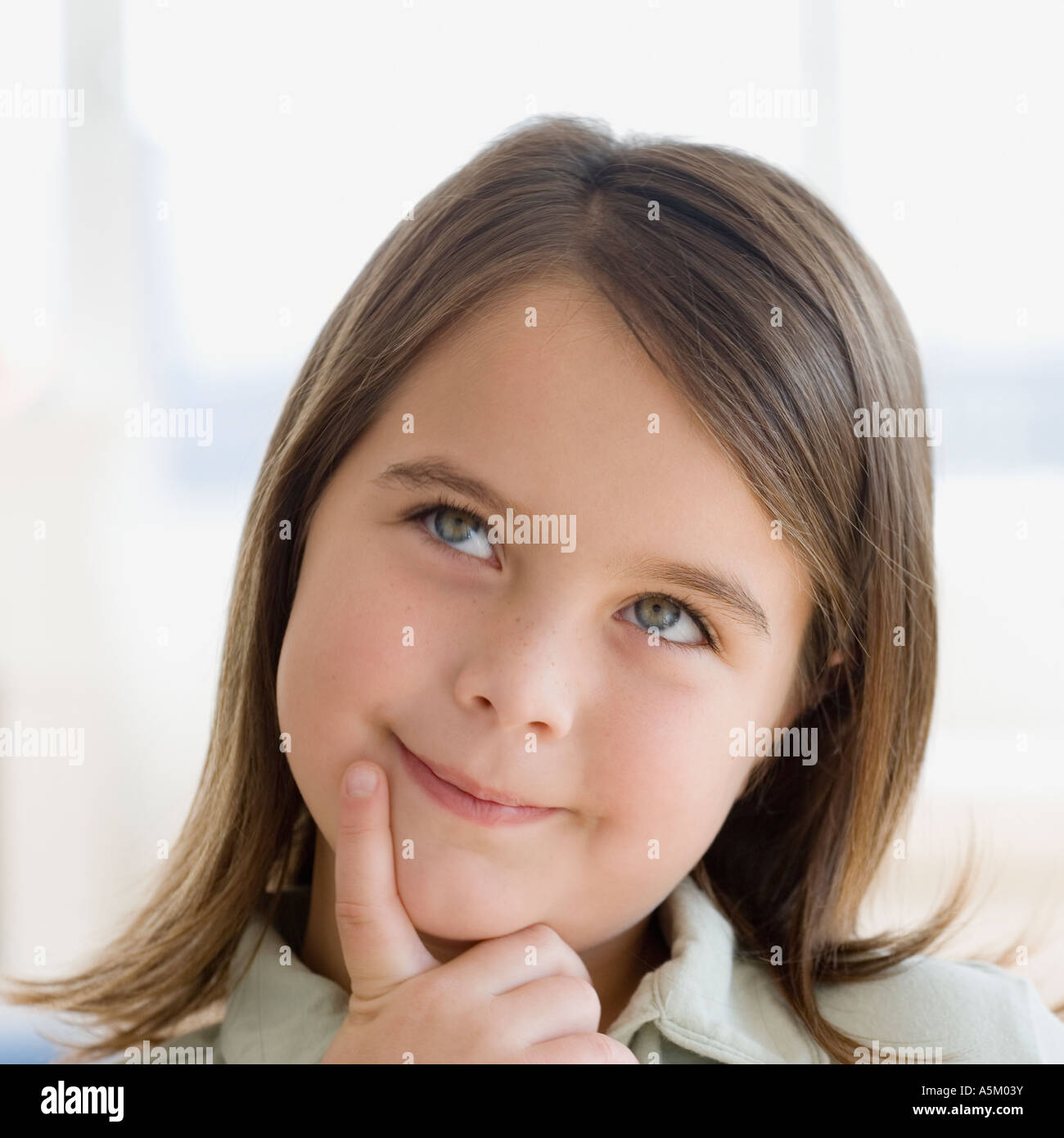 School girl mischievous smile hi-res stock photography and images - Alamy