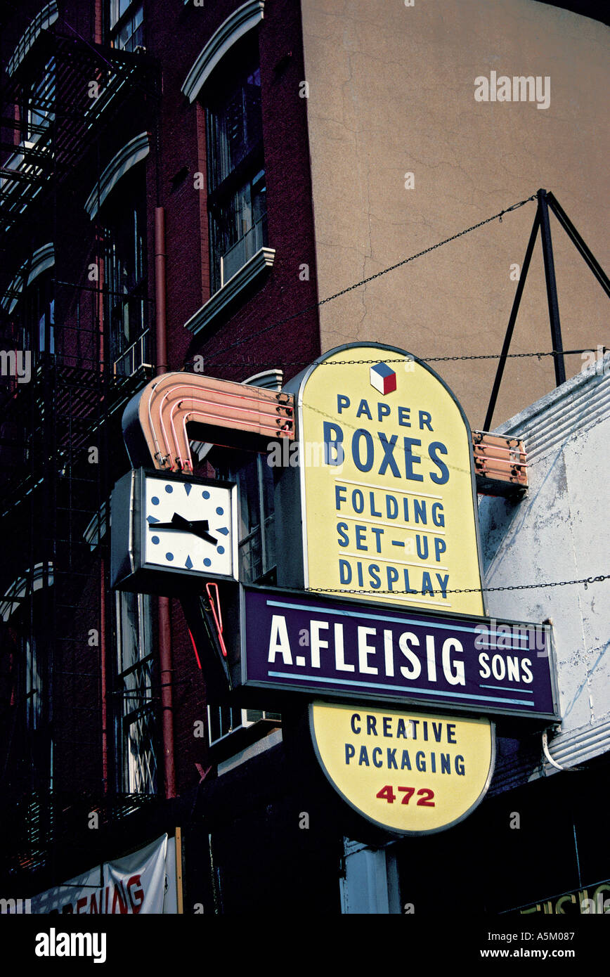 New York street sign Stock Photo - Alamy
