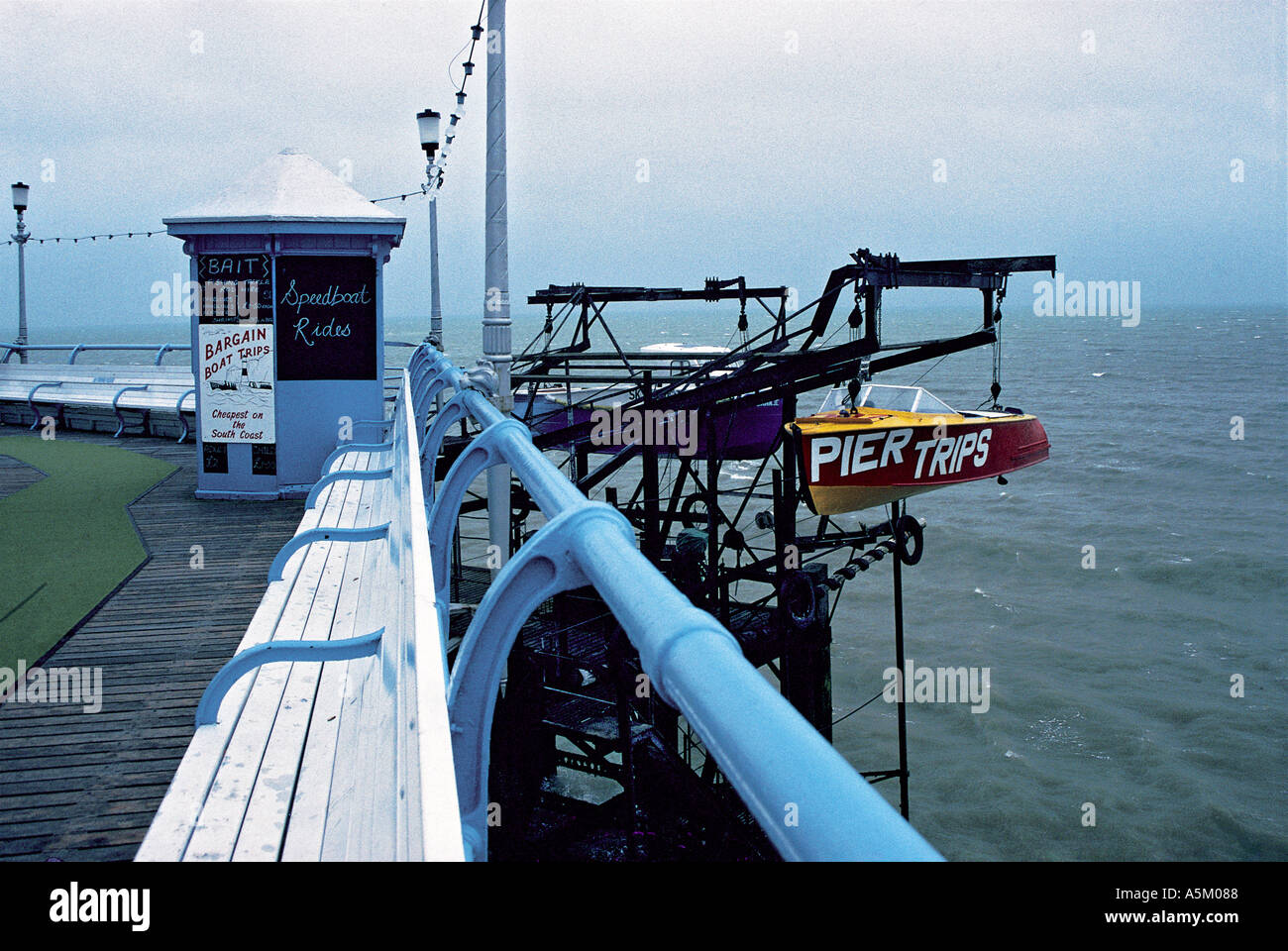 Old Brighton Pier Stock Photo - Alamy