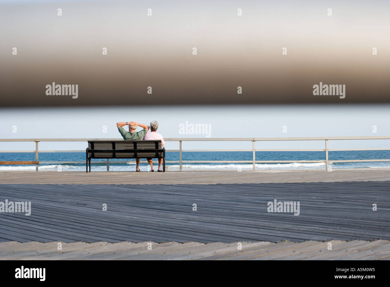 Rockaway beach boardwalk hi-res stock photography and images - Alamy