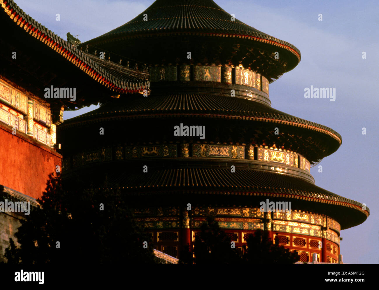 The Temple of Heaven, built during the Ming Dynasty in 1420 A D after ...