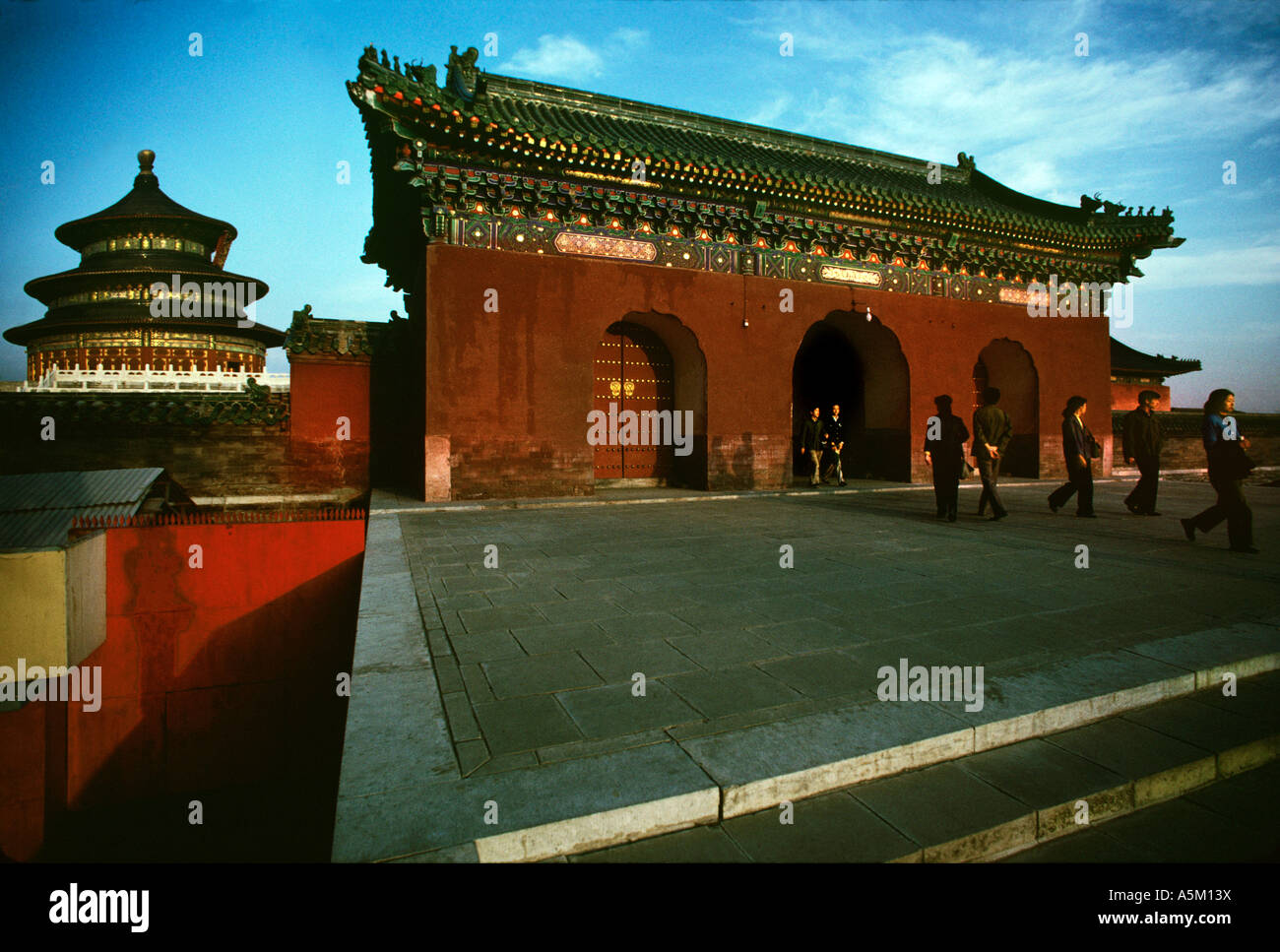 The Temple of Heaven, built during the Ming Dynasty in 1420 A D after ...