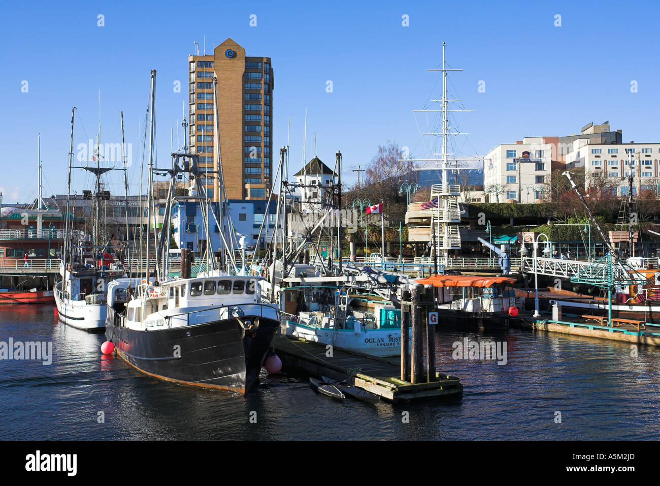 Scenic Waterfront in winter Nanaimo Vancouver Island British Columbia ...