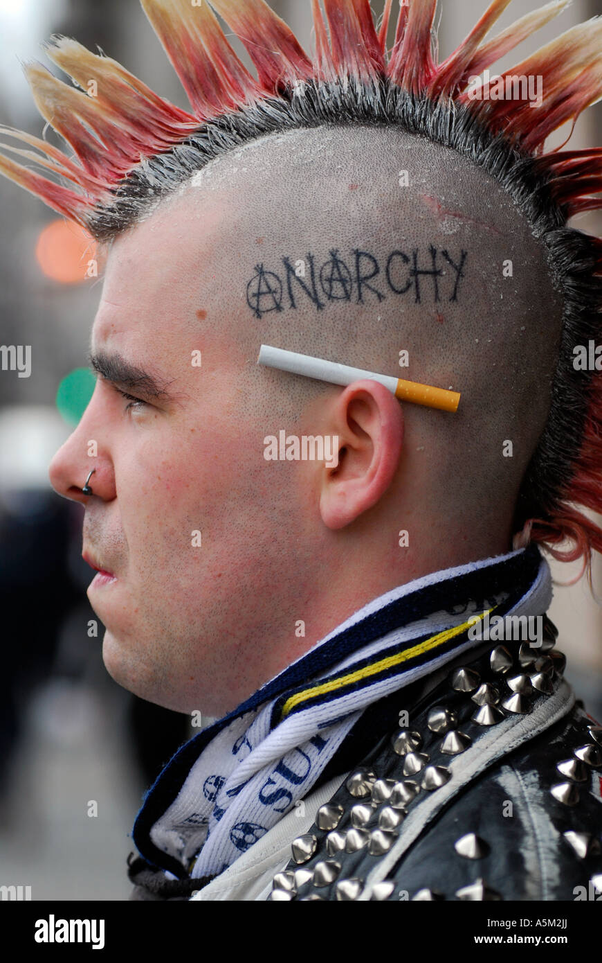 Punk profile hi-res stock photography and images - Alamy