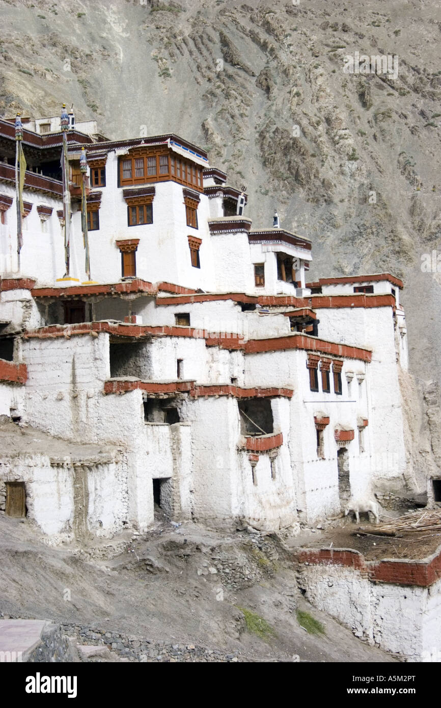 The tibetan monastery Rizong in the Himalayan region of Ladakh Stock ...