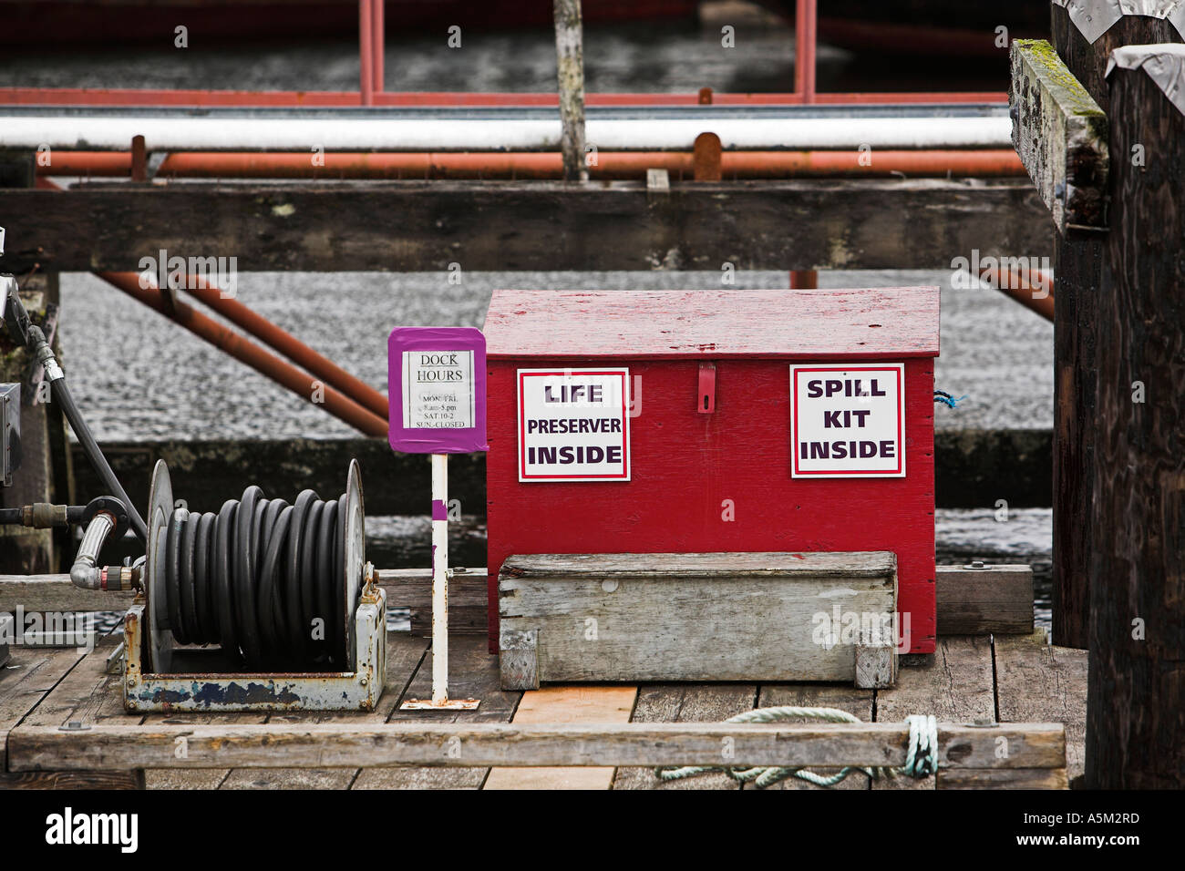 Red diesel pump for boats hi-res stock photography and images - Alamy