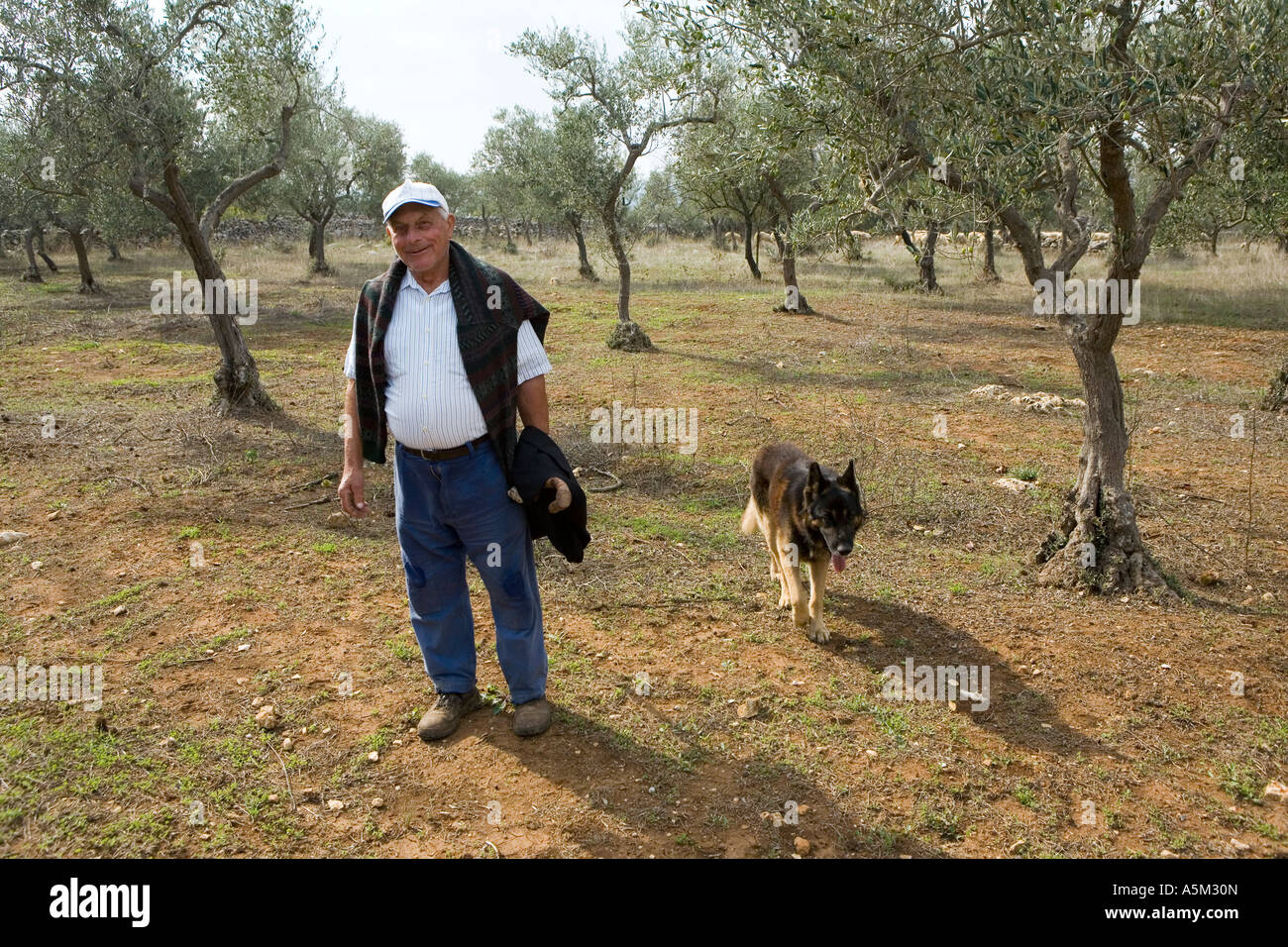 Farmer with dog hi-res stock photography and images - Alamy