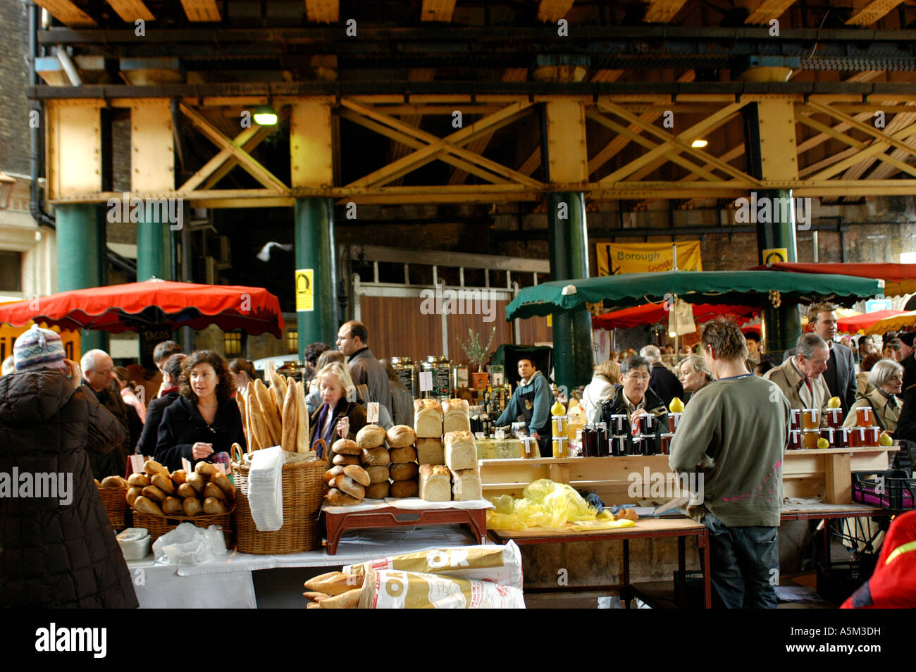 Behind the scenes of Borough Market Stock Photo - Alamy