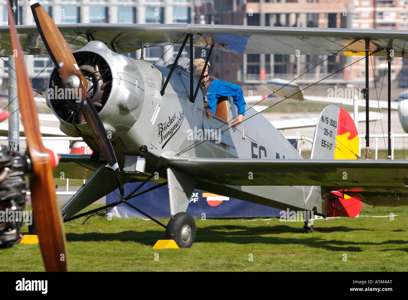 Bücker Bü 133 Jungmeister (Germany, 1935) at the FIO exhibition Stock ...