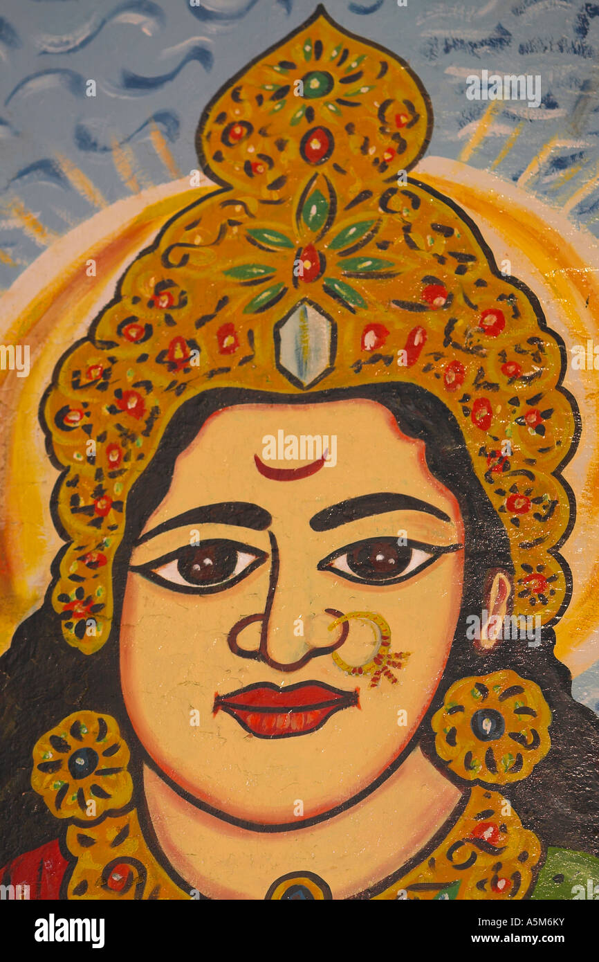 Hindu god Ganga, India Stock Photo - Alamy