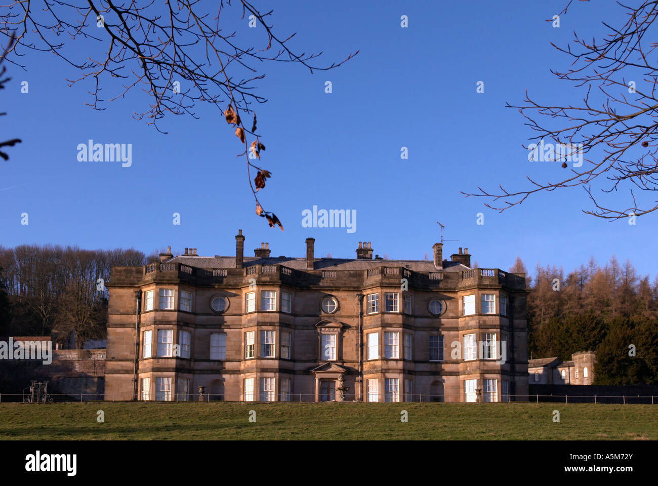 Hassop hall hi-res stock photography and images - Alamy