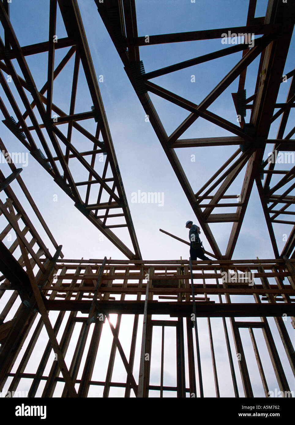 Home construction and framing Stock Photo - Alamy