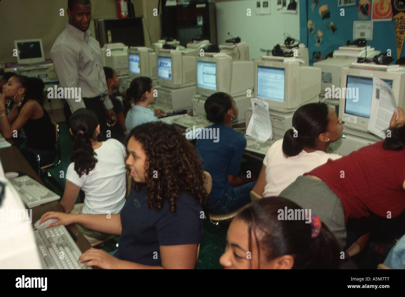 Multiethnic classroom study classroom pc multi ethnic group test ...