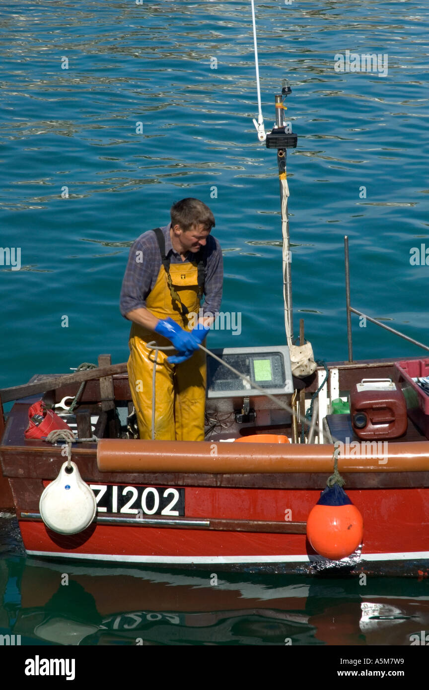 sea fishing in cornwall, uk Stock Photo - Alamy