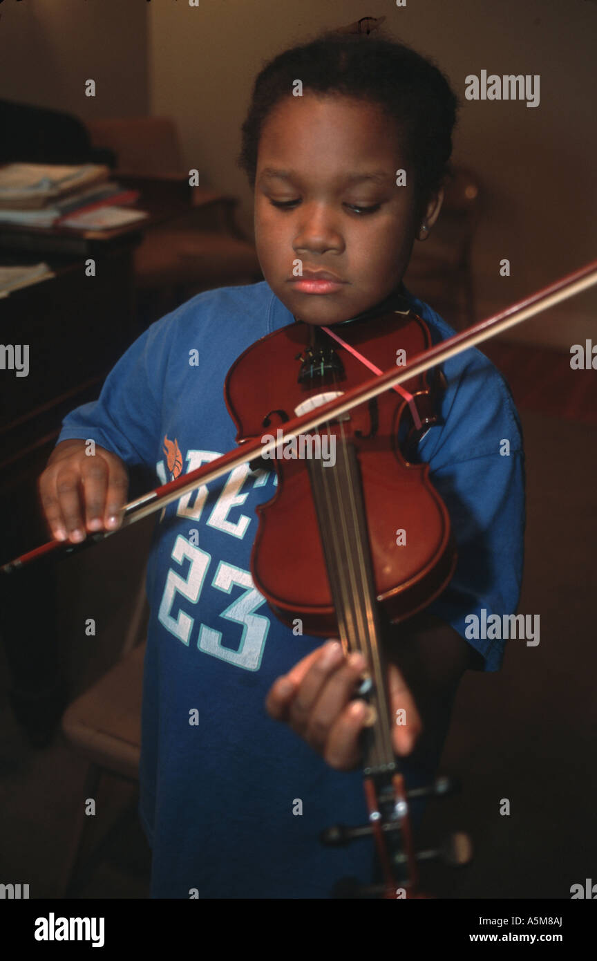 African american children playing instruments hi-res stock photography ...