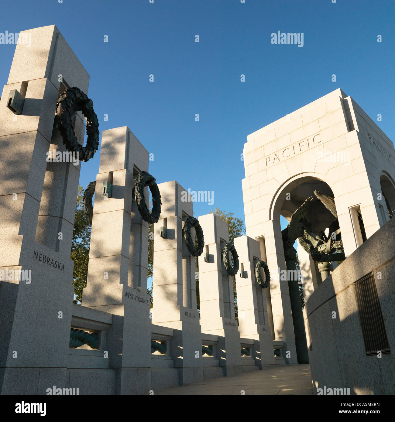 World War II Memorial in Washington DC USA Stock Photo - Alamy