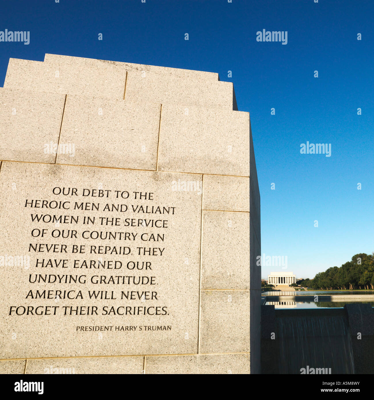 World War II Memorial in Washington DC USA Stock Photo - Alamy