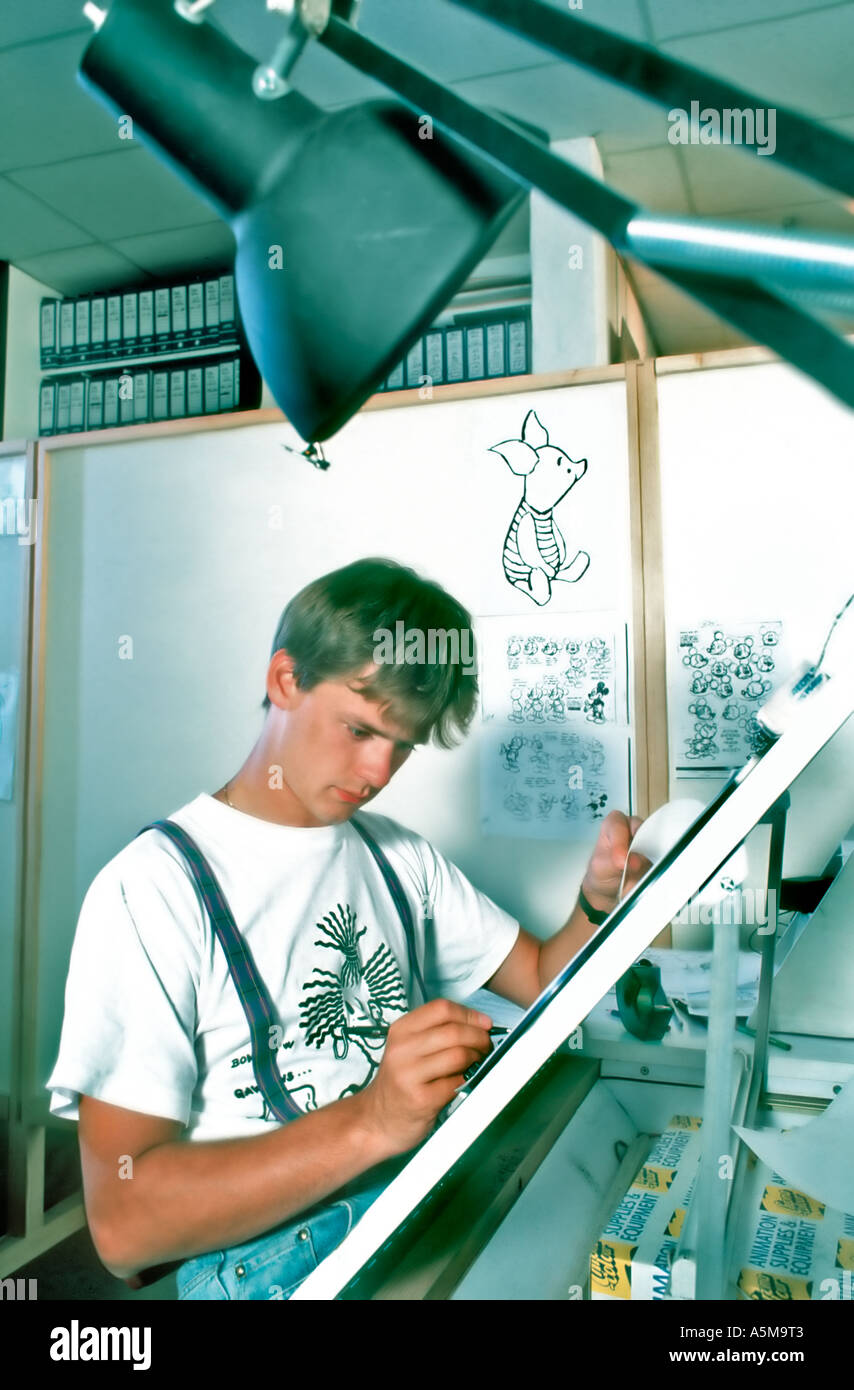Paris France, French Male Teen "Artist Working" at "Drawing Table" in ...