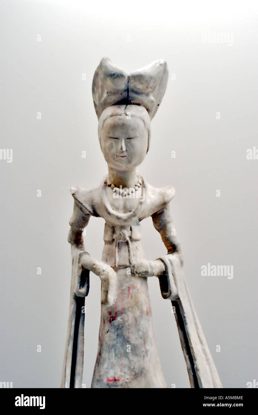 Statue female figure neolithic china historic sculpture hard hi-res ...