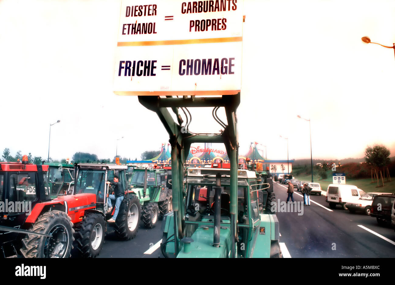 Paris France, Protest Sign, Demonstration of "French Farmers" Against ...