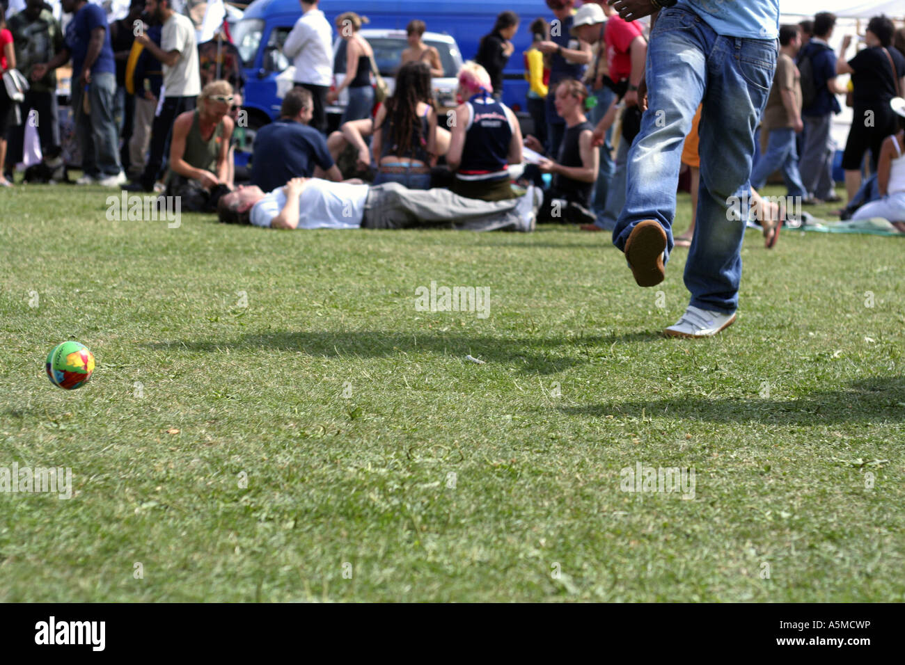 Ball kick moment hi-res stock photography and images - Alamy