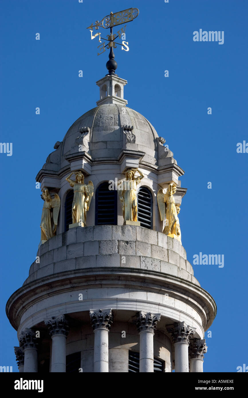 Spire Detail St Marylebone Parish Church London England Stock Photo - Alamy