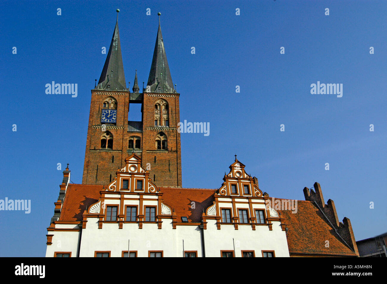 Stendal Stadt city of Stendal citta Europa Deutschland Sachsen Anhalt ...