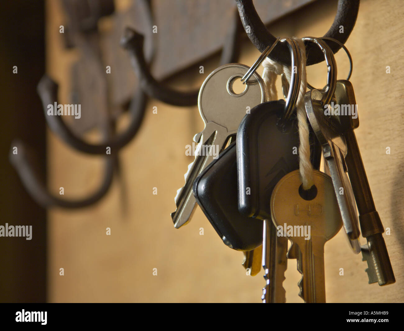 Keys hanging coat hi-res stock photography and images - Alamy