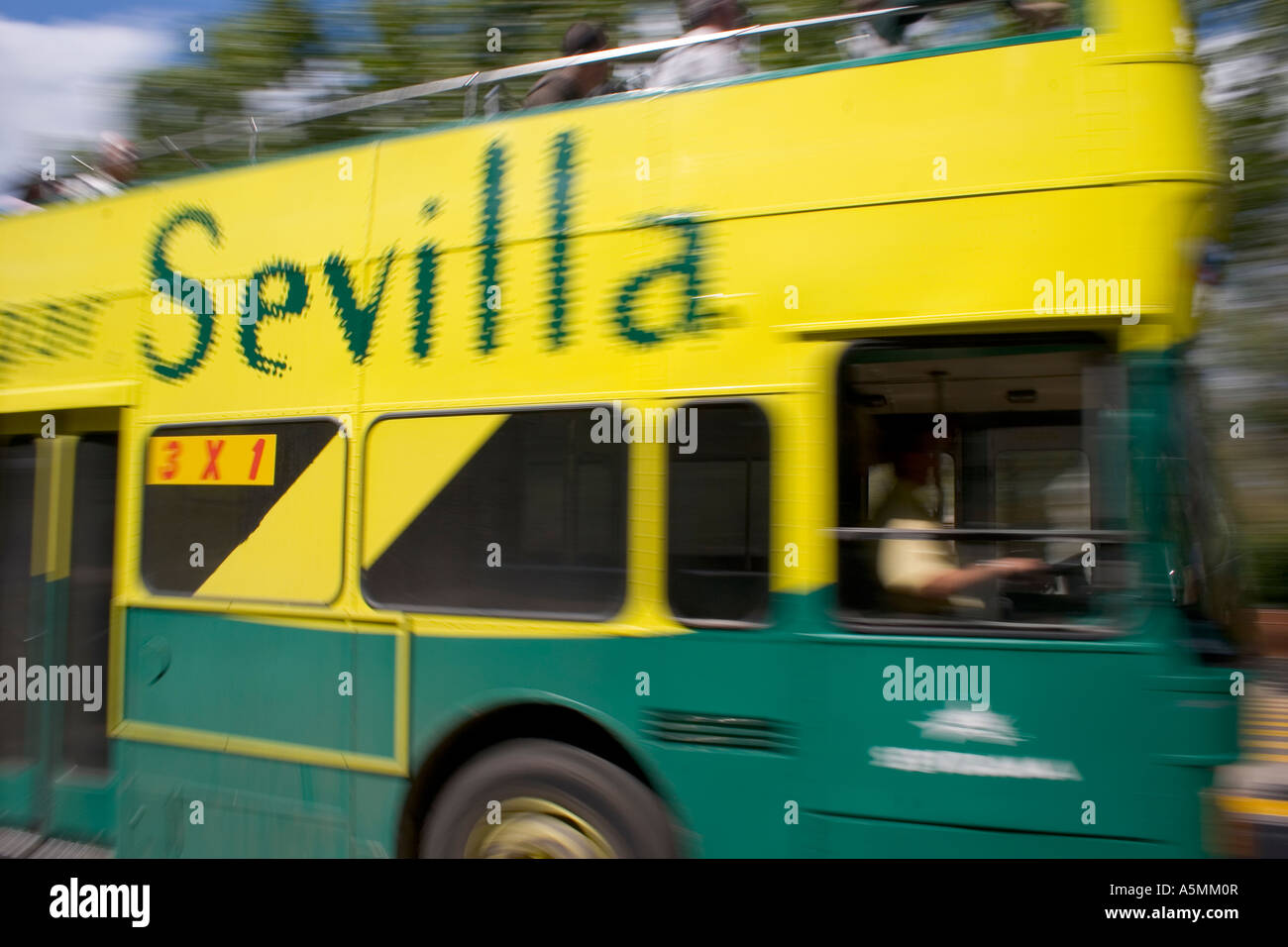 Seville Tour bus Stock Photo - Alamy