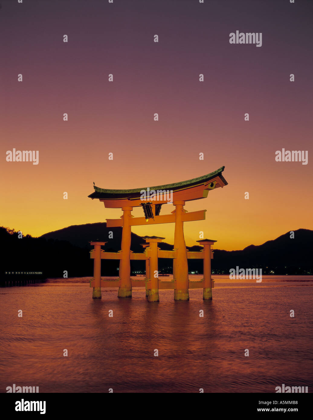 Torii Gate Miyajima Japan Stock Photo - Alamy