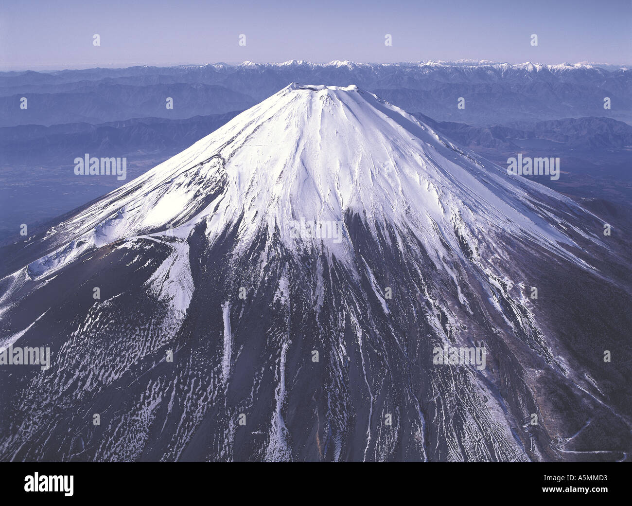 Aerial view of Mt Fuji Japan Stock Photo - Alamy