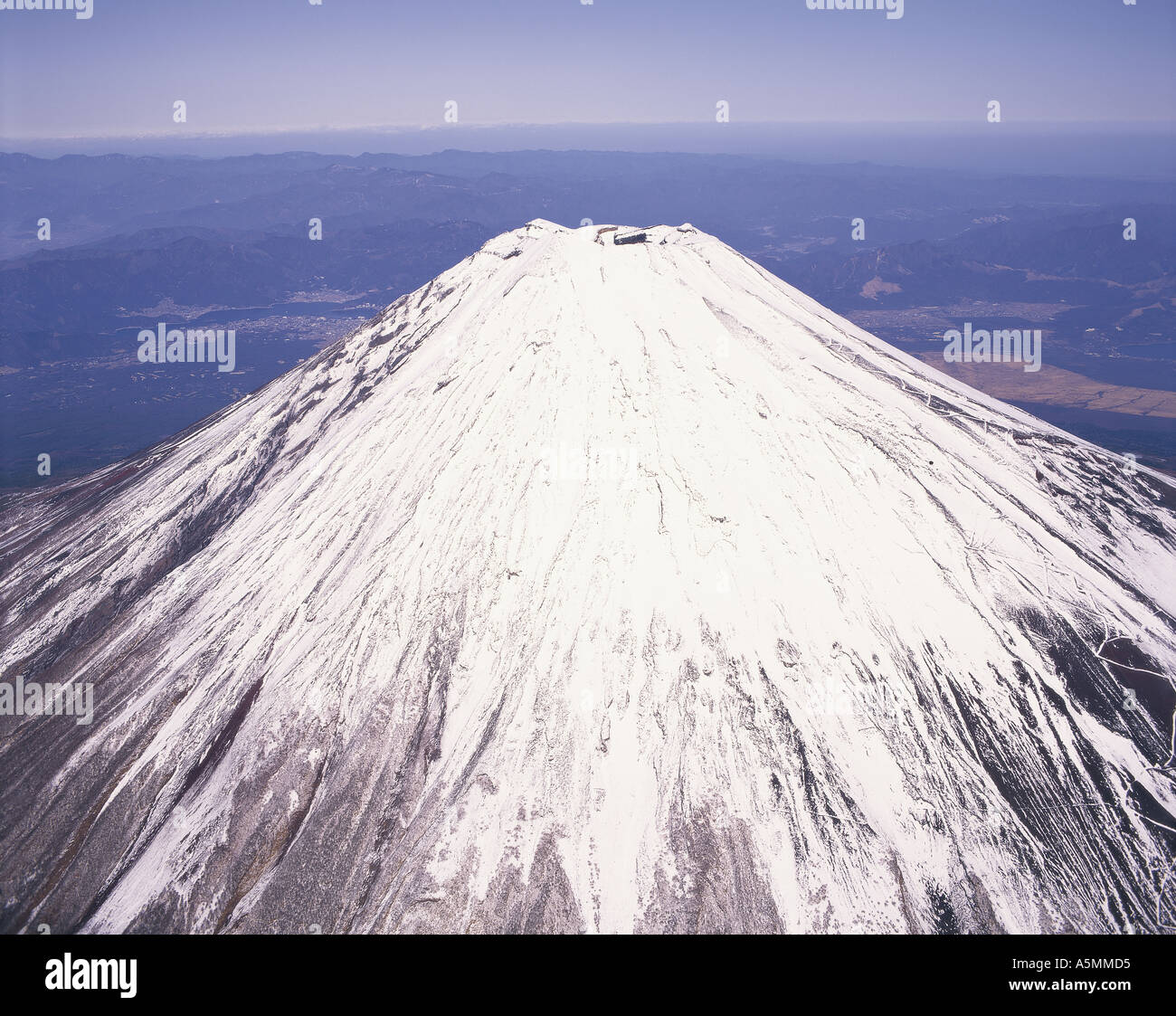 Aerial view of Mt Fuji Japan Stock Photo - Alamy