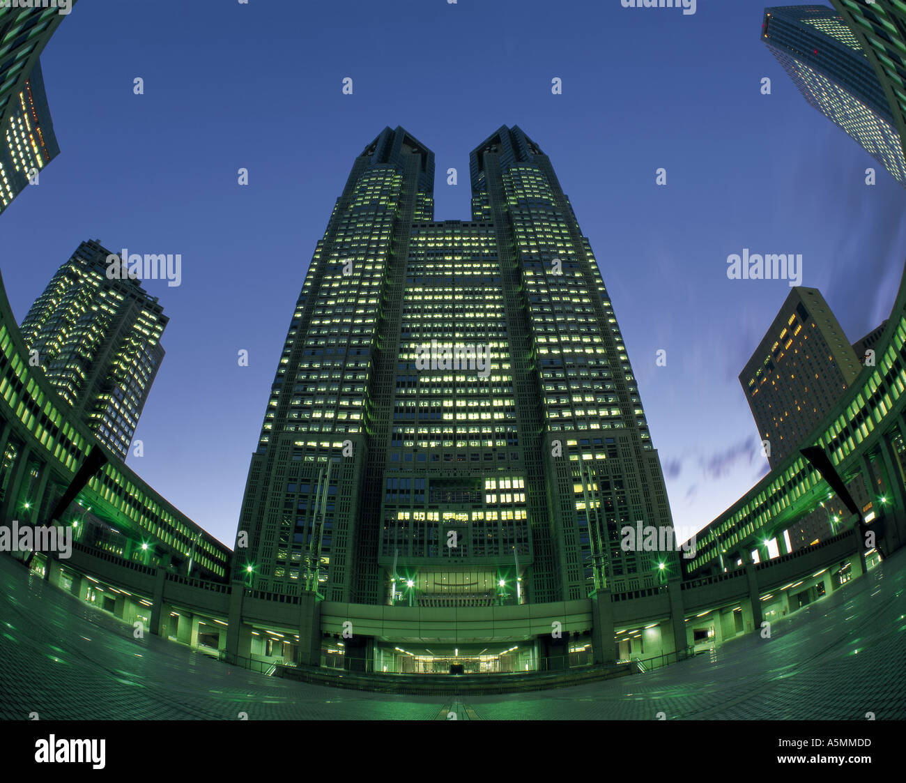 Tokyo twin towers hi-res stock photography and images - Alamy