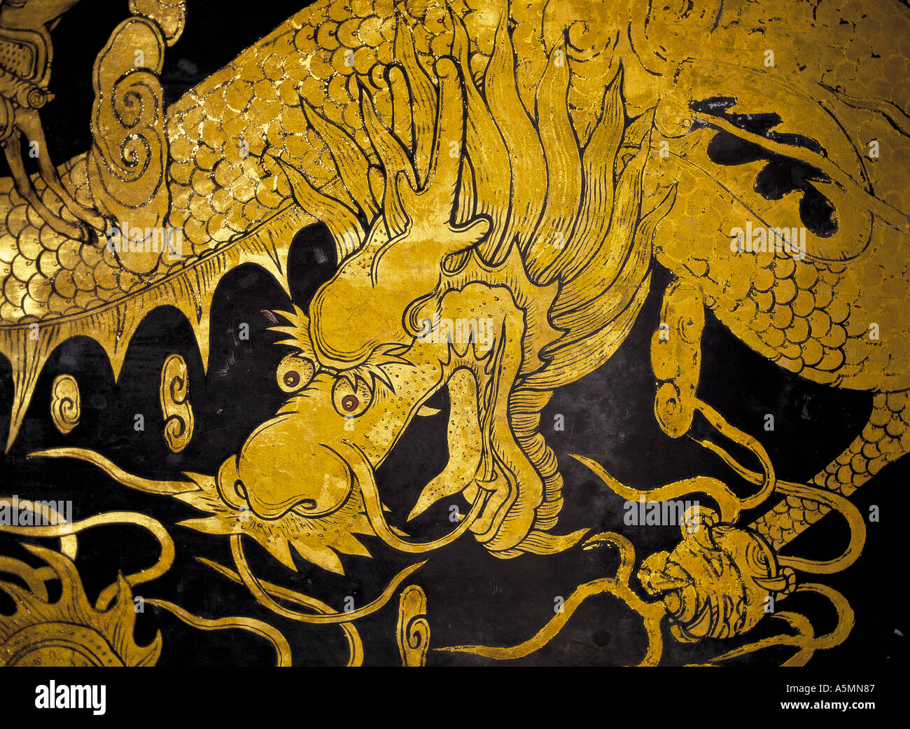 Dragon painting Malacca Malaysia Stock Photo - Alamy