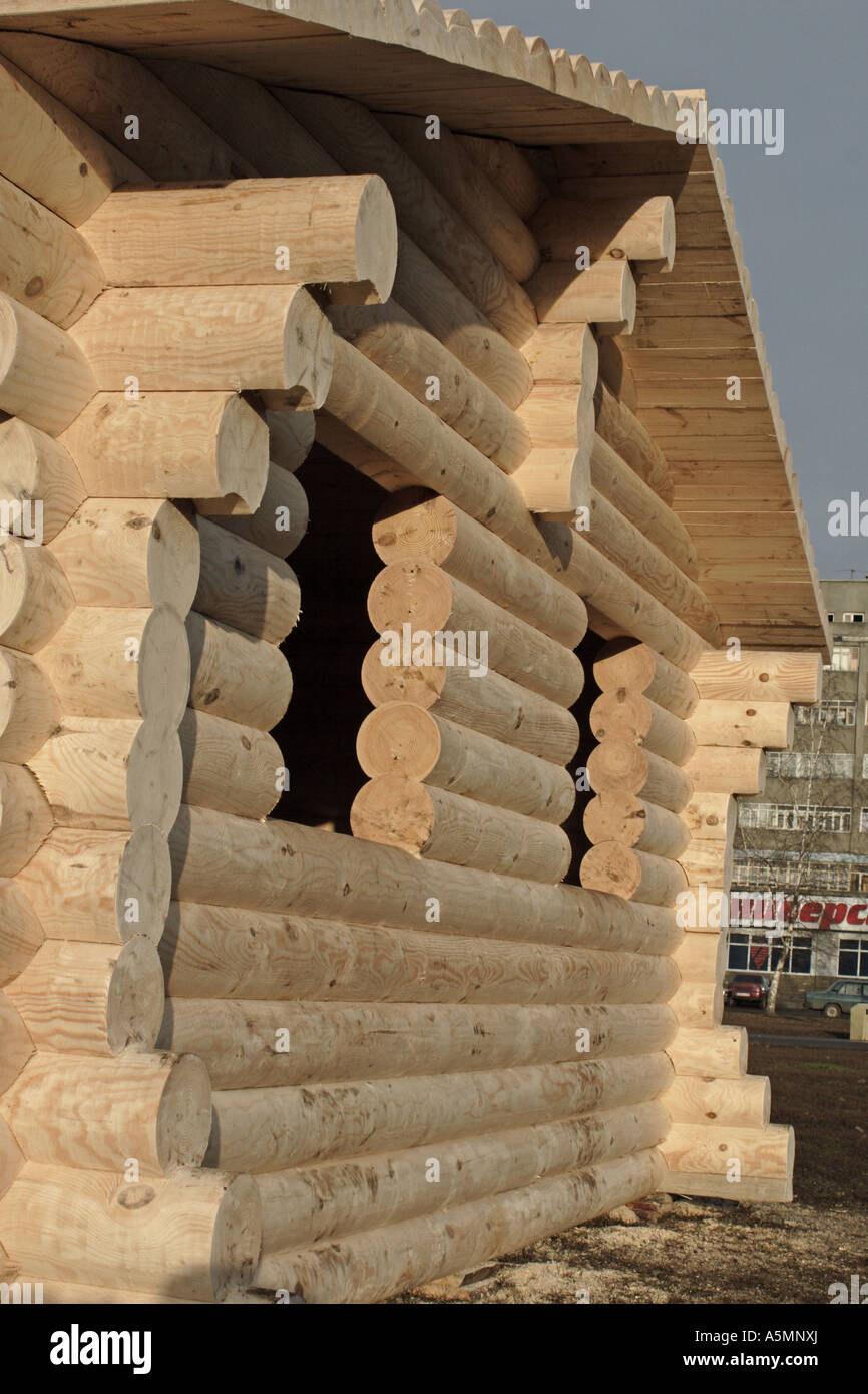 Russian folk house Stock Photo - Alamy