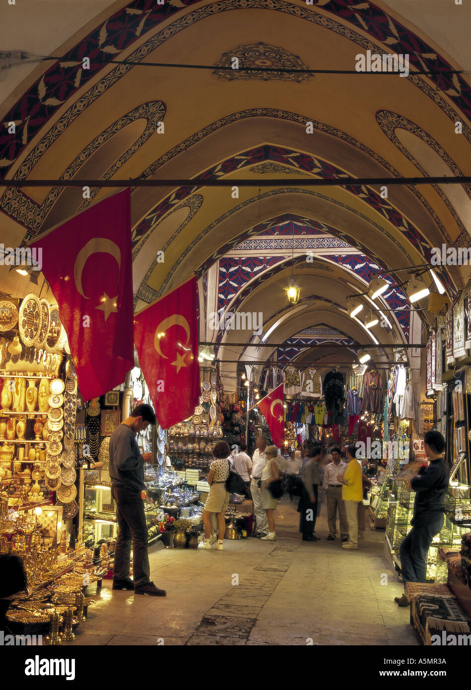 Kapali Carsi Covered Bazaar Istanbul Turkey Stock Photo - Alamy