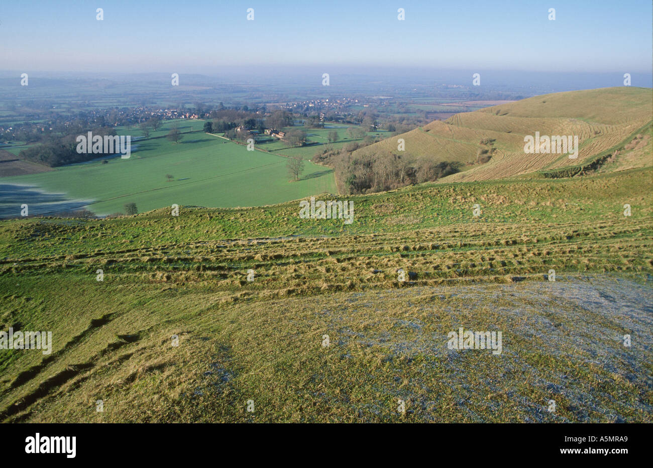 View from Iron Age Hill Fort Stock Photo - Alamy
