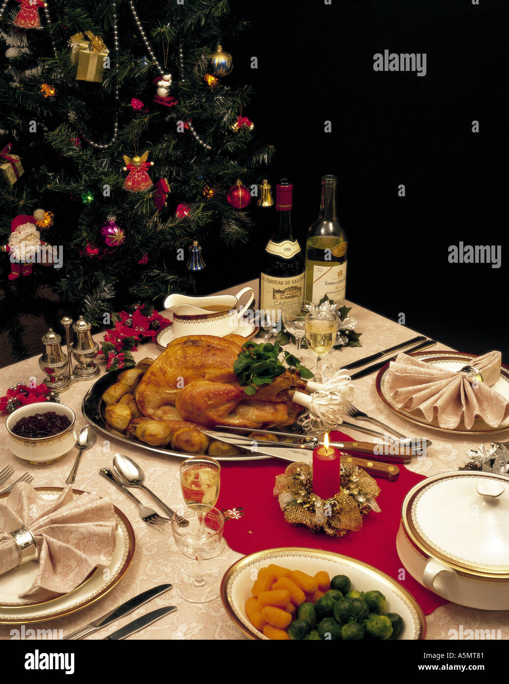 Family christmas dinner sprouts hi-res stock photography and images - Alamy