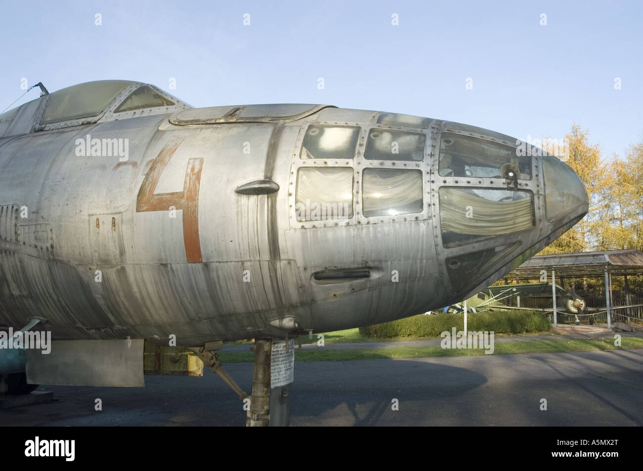 Nose and cockpit of a Russian military IL-28 bomber, Citadel Army ...