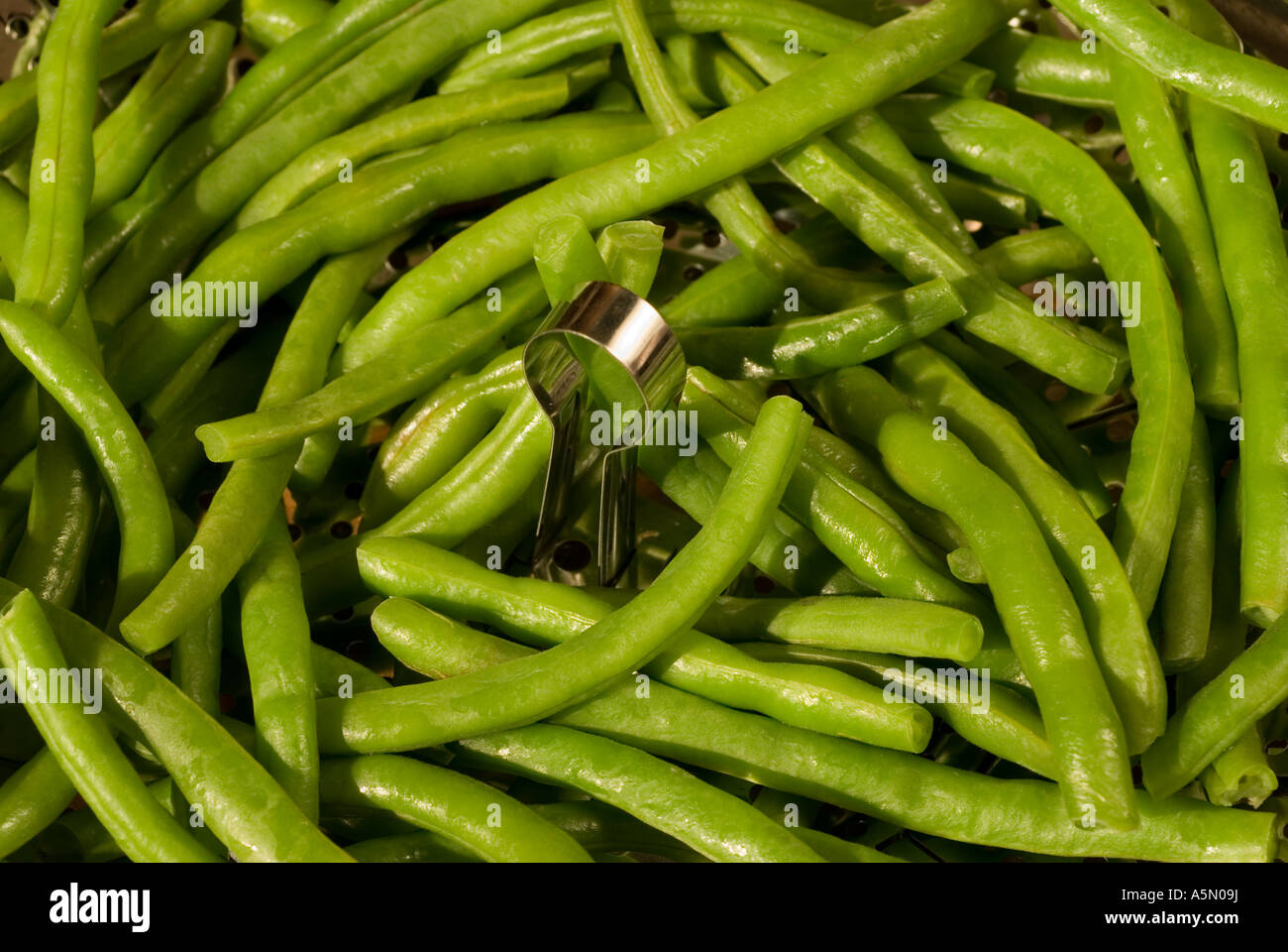 a closeup of green string beans Stock Photo - Alamy
