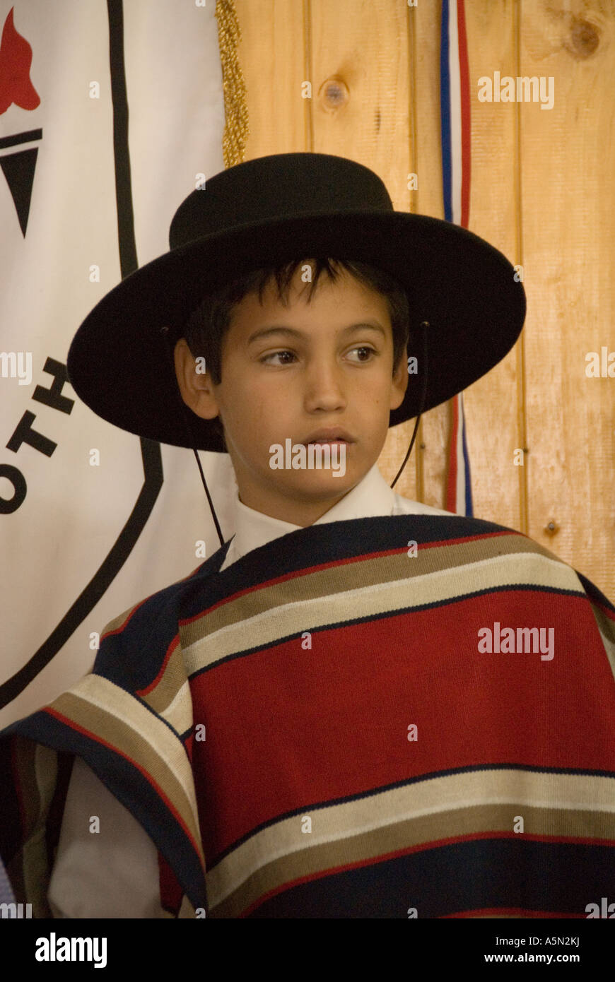 Chile Lake Country Children at one room rural schoolhouse in Peulla ...