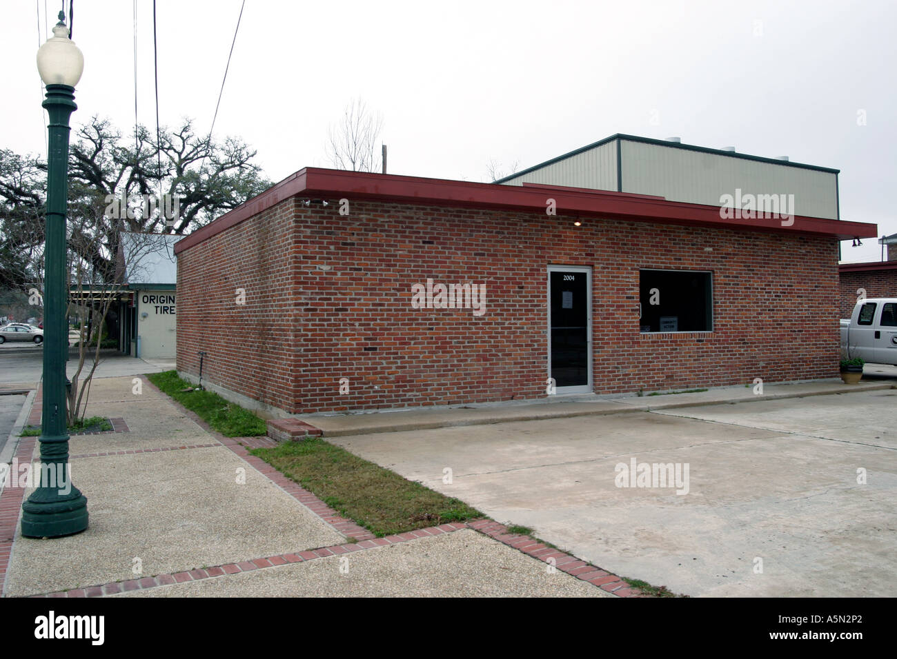 An old, brick building in downtown Slidell, LA Stock Photo - Alamy