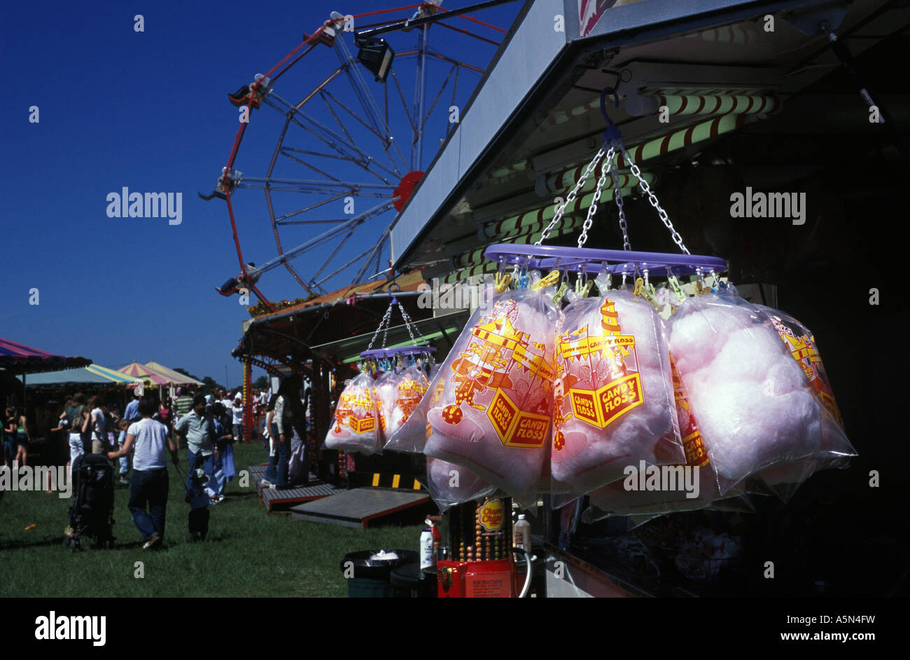 candyfloss at a funfair Stock Photo - Alamy