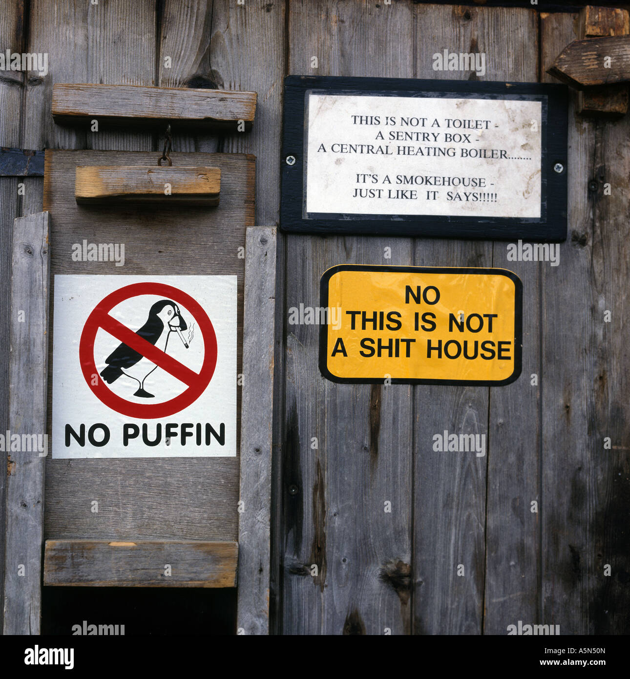 a portable kipper smoking house Stock Photo - Alamy