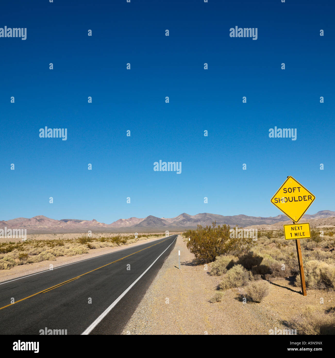 Soft Shoulder Road Sign